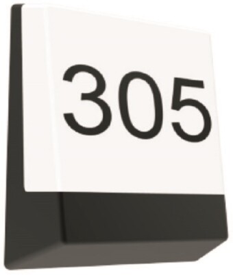 BULK10 | BULKHEAD / WALL / LETTERBOX EYELID LED BLK Rect Eyelid 3000K ...