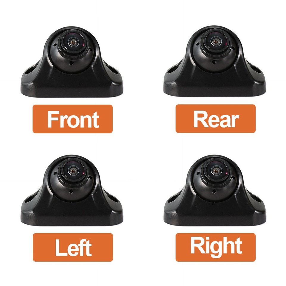 Car 360°Panoramic View System Host + 4 side Camera Night Vision Backup ...