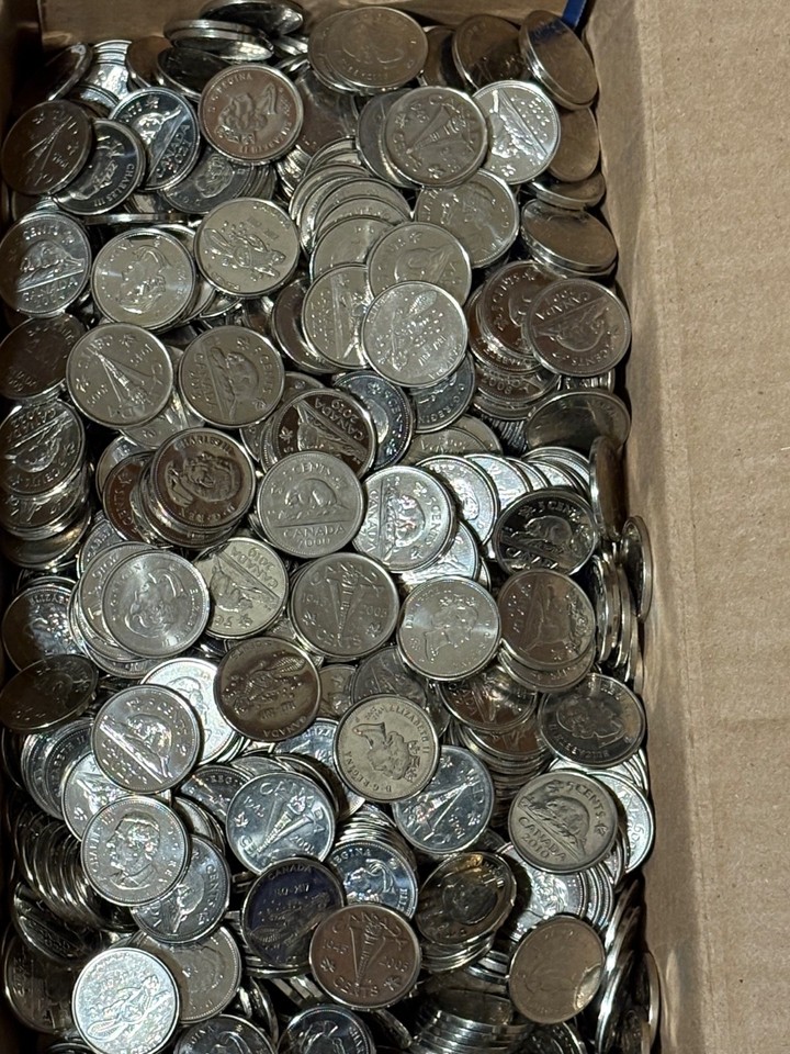 Bulk Lot - 40 Random Coins - Canada 5 Cent Nickels - 2000 - 2025 | eBay