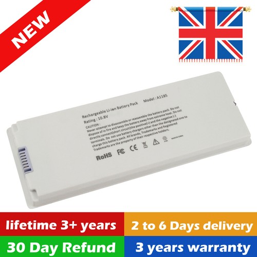 Battery for Apple 13" MacBook A1185 Li-ion 10.8V - 59 Wh Rechargeable ...