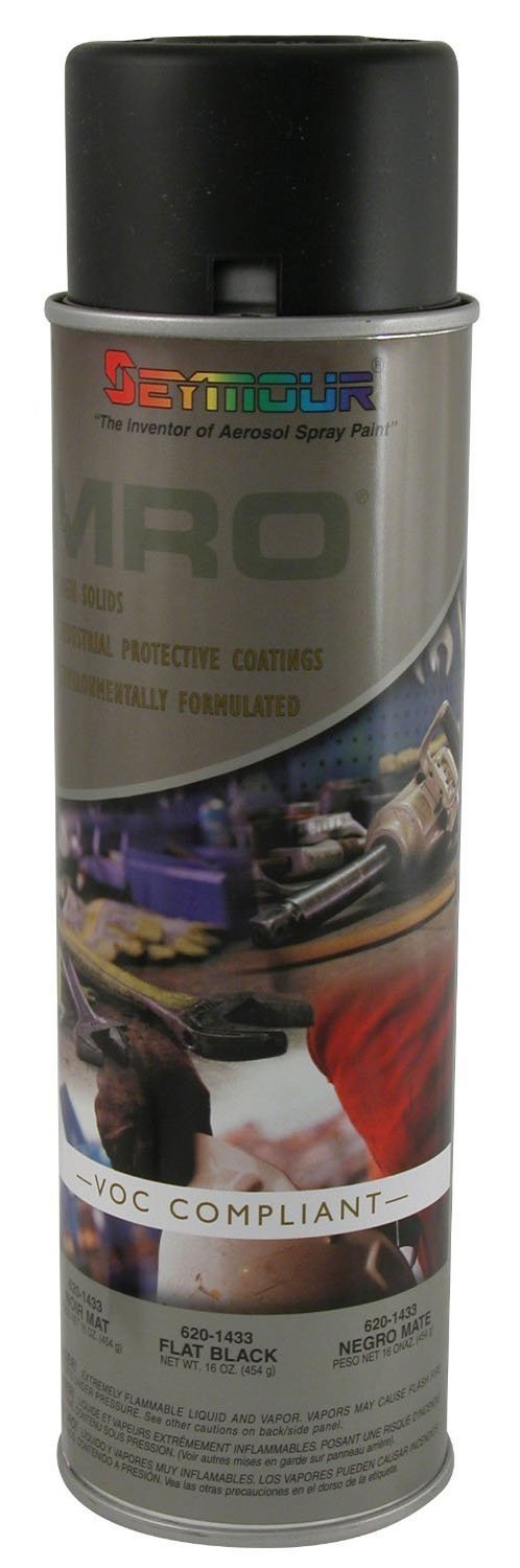 Seymour Paints 620-1433 Industrial MRO High Solids Spray Paint, Flat ...