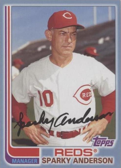 2017 Topps Archives - 1982 Sparky Anderson #191 Light Blue /75 for sale ...