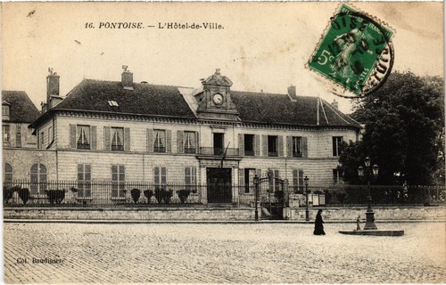 CPA Pontoise L'Hotel de Ville FRANCE (1308624) | eBay