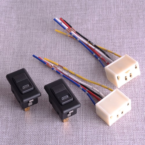 4pc 5 Pin Car Power Window Switch Socket Wiring Harness Pigtail Adapter ...