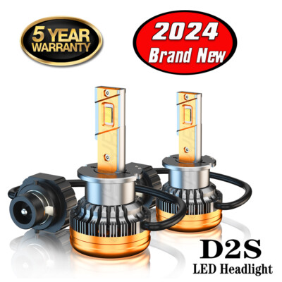 D2S D2R HID to LED Conversion Headlight Bulb Plug & Play 6000K Kit 180W ...