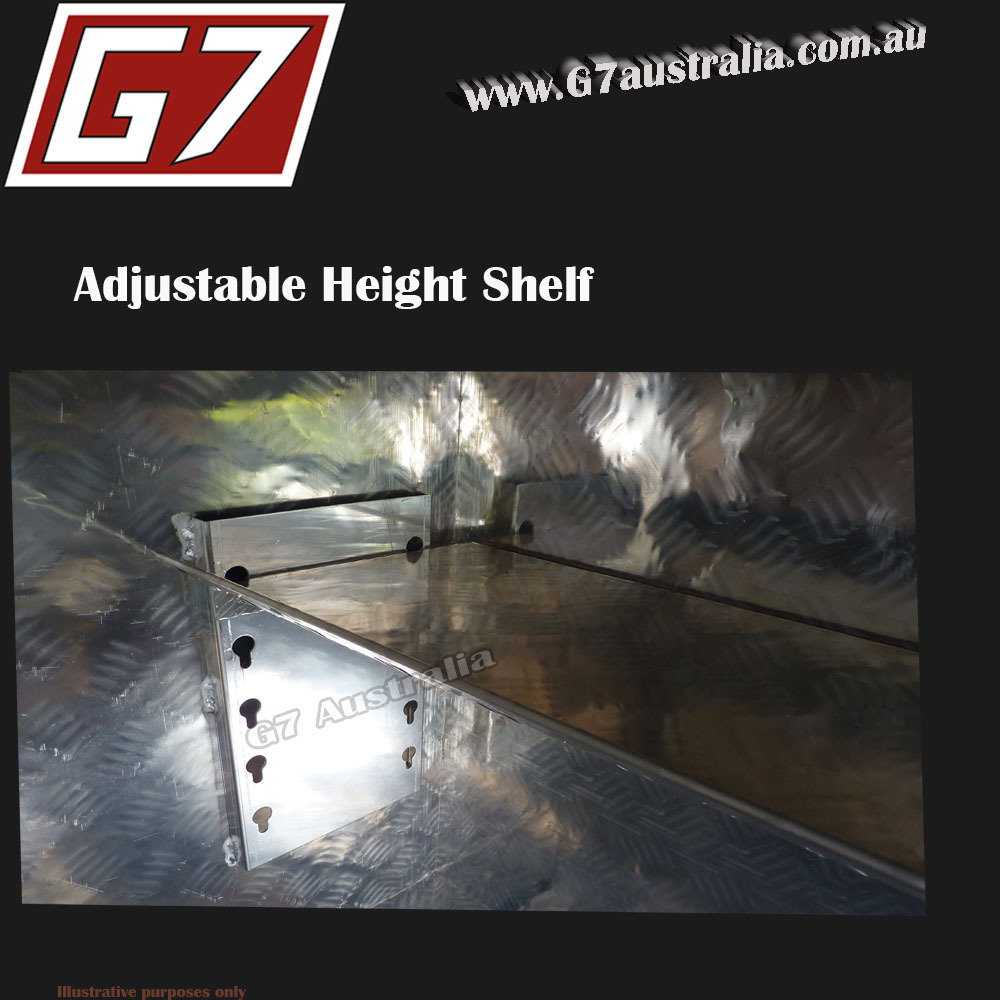 1400x530x820 Aluminium toolbox ute checker plate tool box truck storage ...