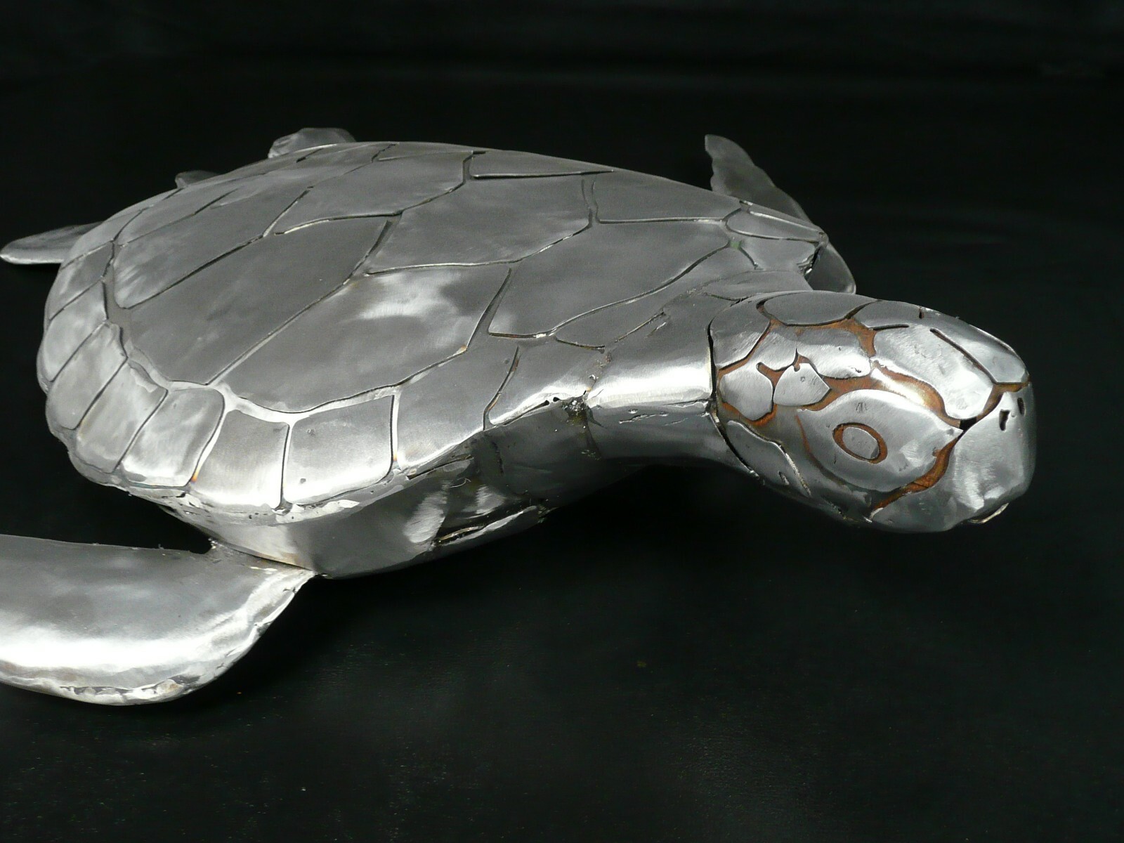 Handmade Welded Steel Sea Turtle Sculpture - made to order | eBay UK