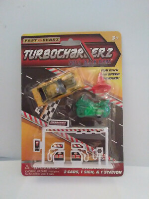 Fast Gearz Turbochargerz 4 Pc Pull Back Car Toys | eBay