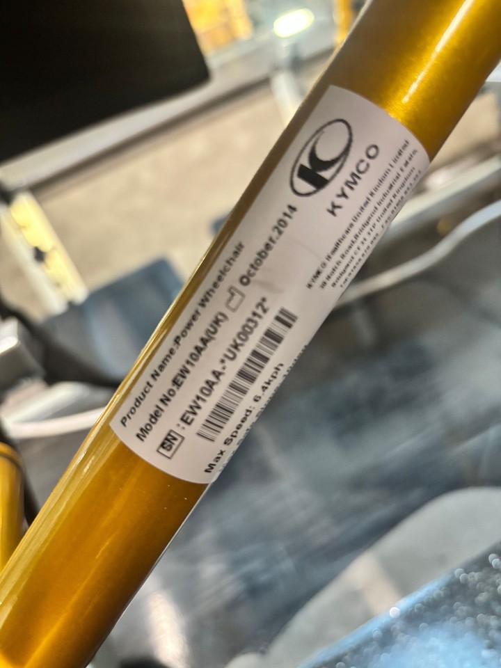 KYMCO VIVIO - Foldable Electric Wheelchair - Yellow | eBay UK