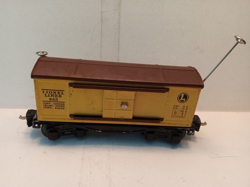 Vintage Lionel Train Pre War 655 Tin Plate Boxcar 1940 model train ...