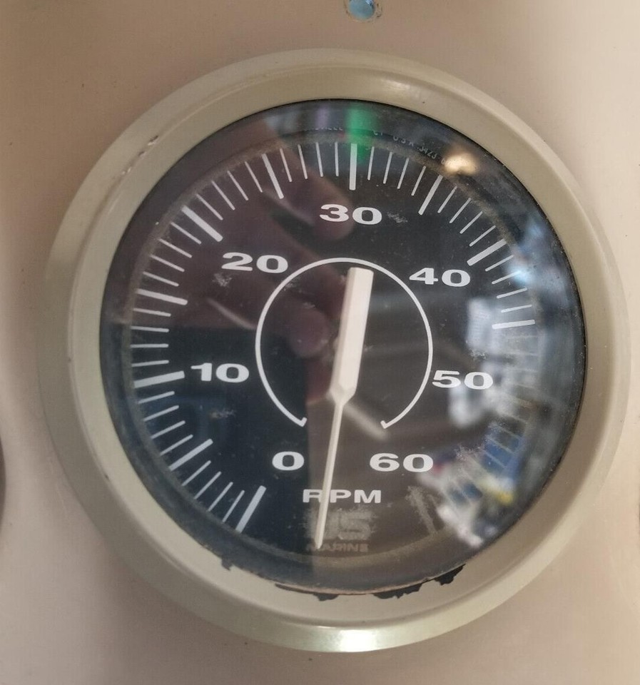 Marine Instrument Panel 7 Gauges Metal 19.5"x5.75" | eBay