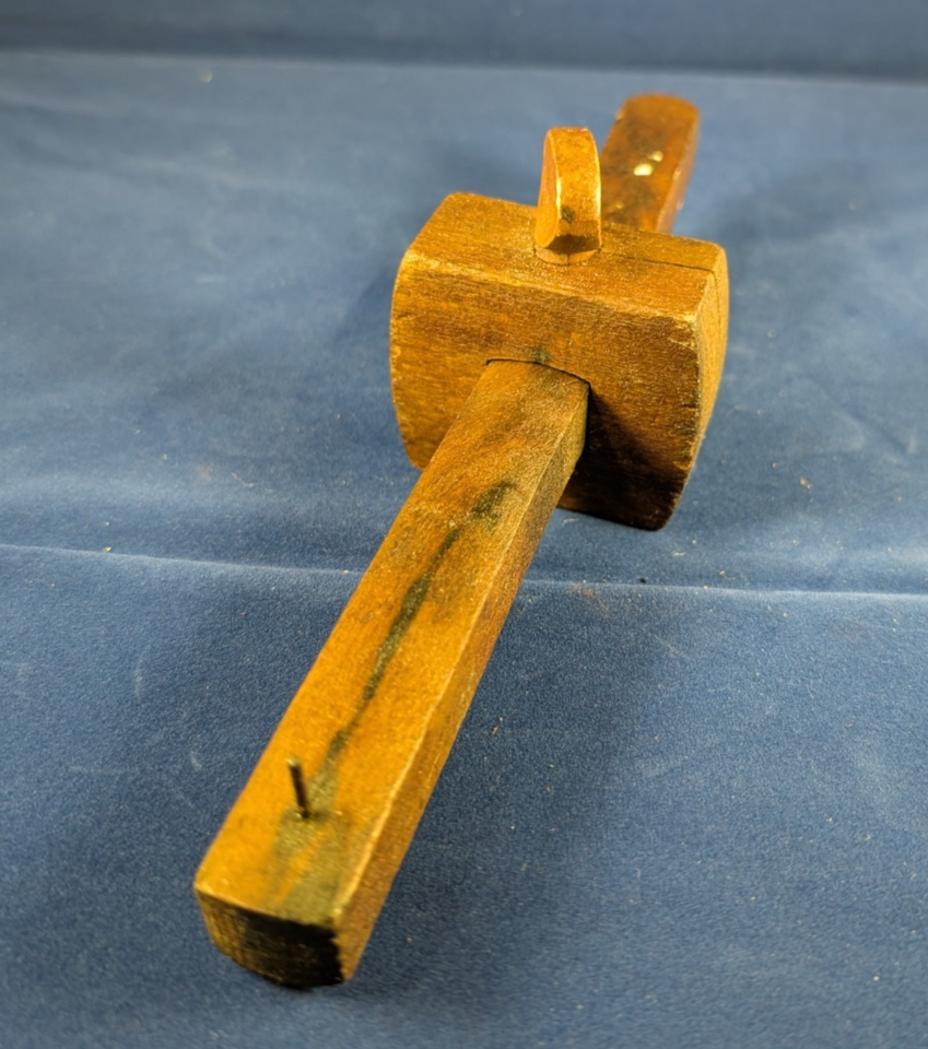 Vintage Mortise Guage Wooden Measuring Sliding Ruler Marking Scribe ...