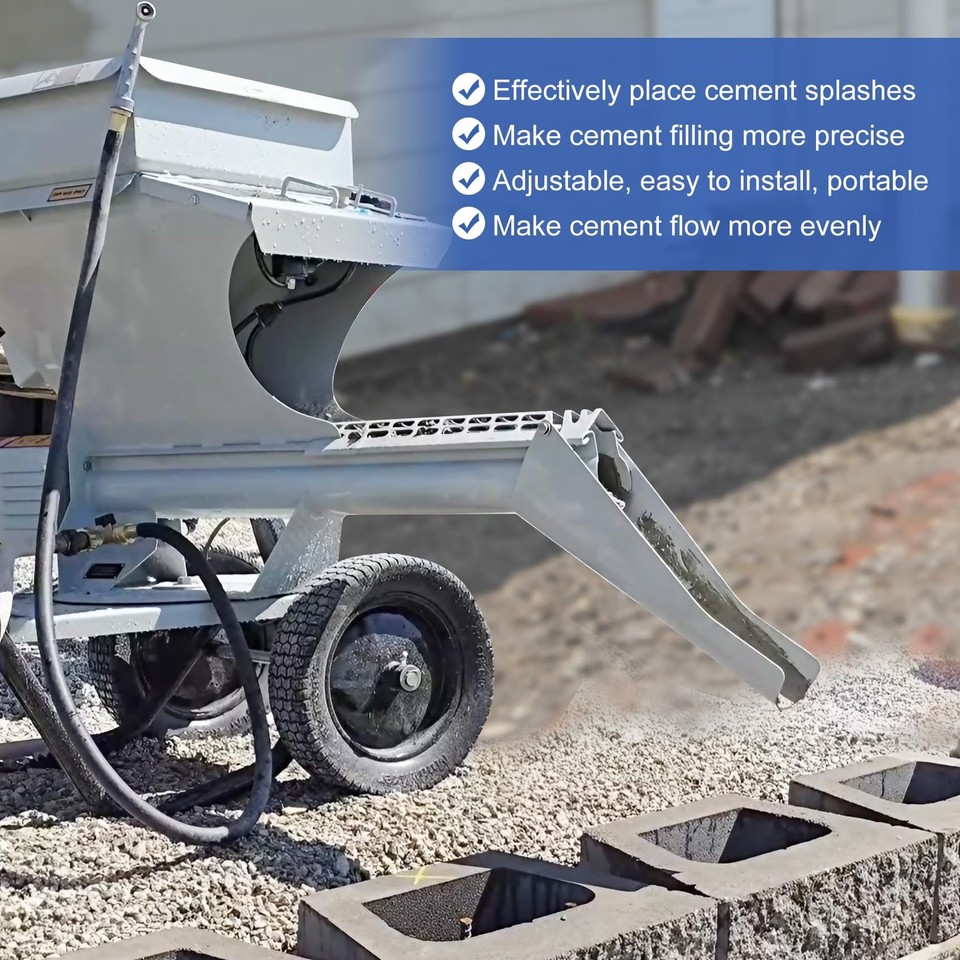 18 inch Chute Extension, Equipped With 15, 25, and 35 Degree Angle ...