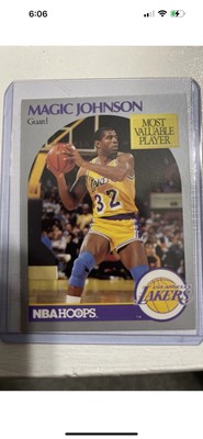 1990 NBA Hoops Superstars - Magic Johnson Rookie Card MVP RARE Still In ...