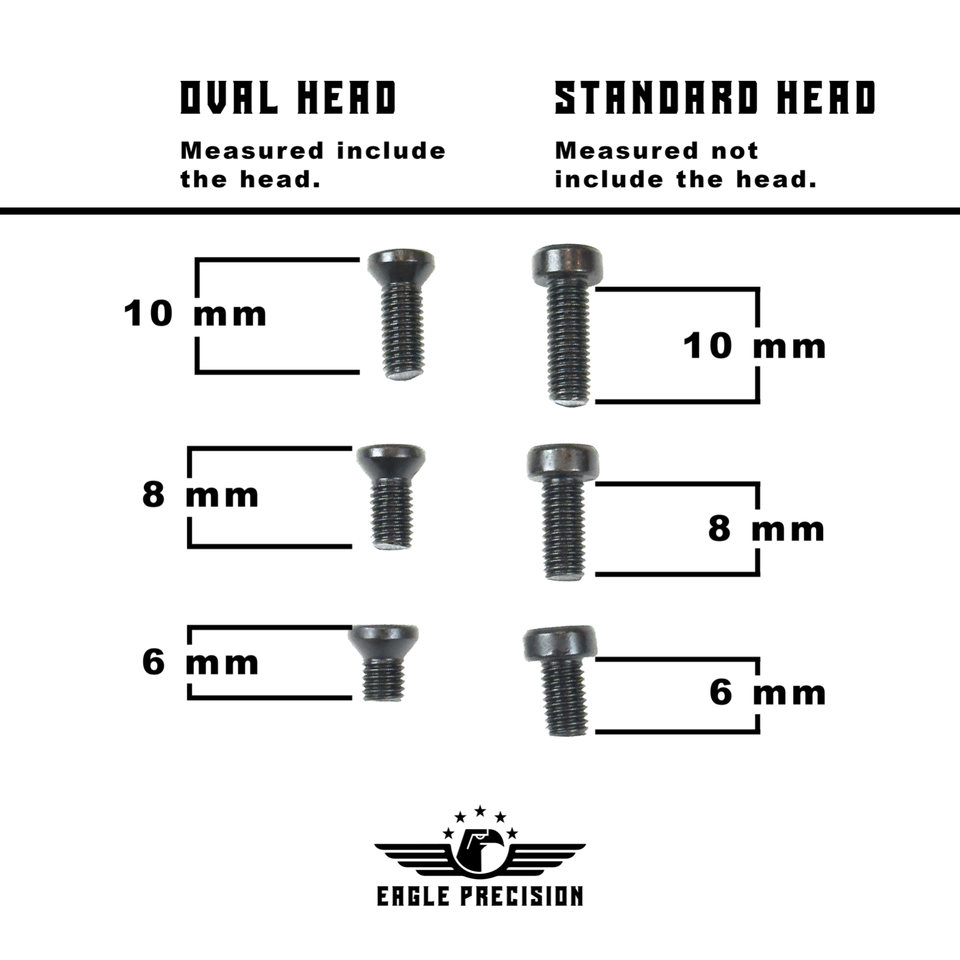 Eagle Precision #6-48 Torx screws for guns 36 total, 6-48 screws Oval ...