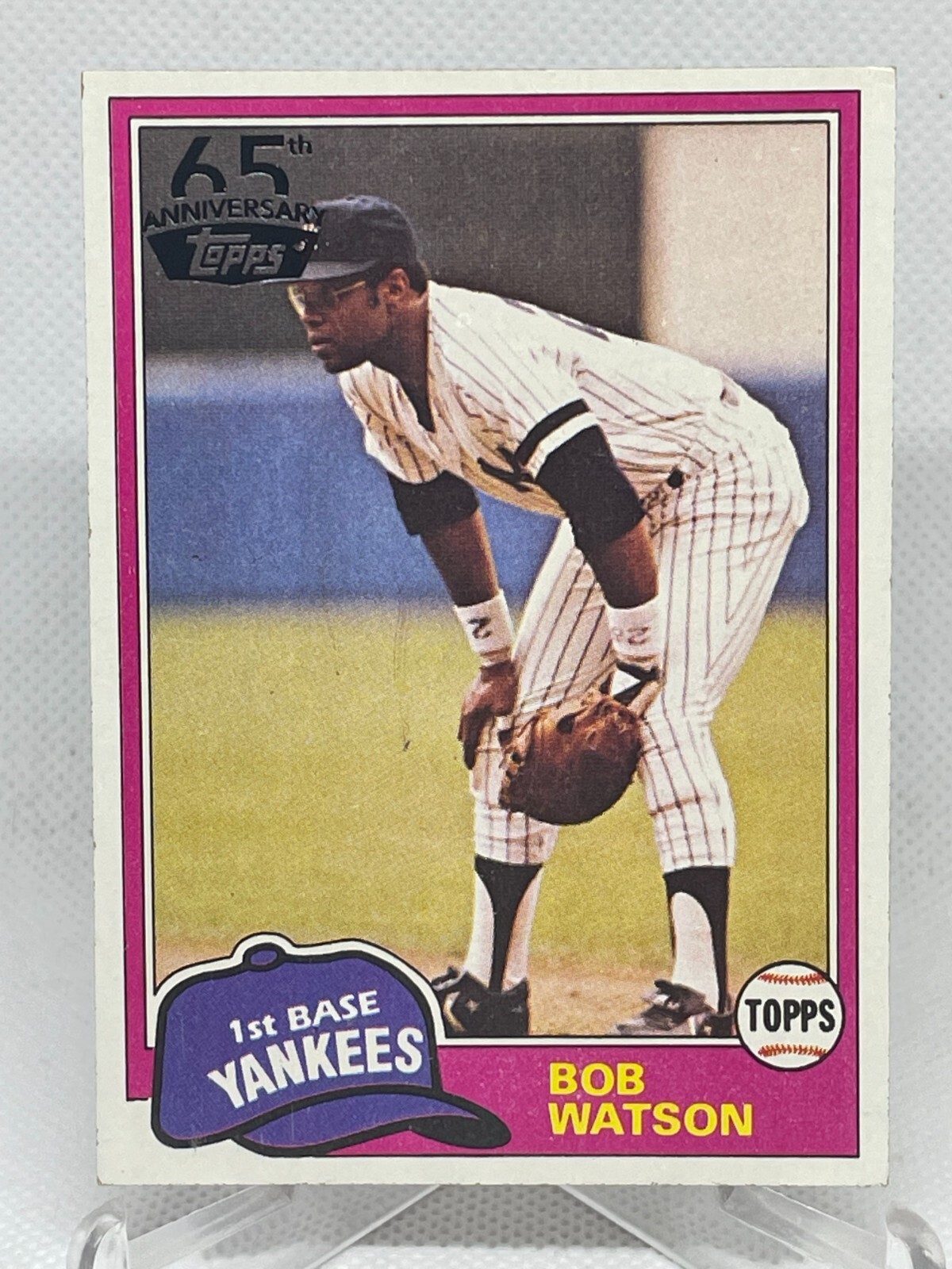 Bob Watson 1981 Topps #690 2016 Topps 65th Anniversary Buyback Black ...