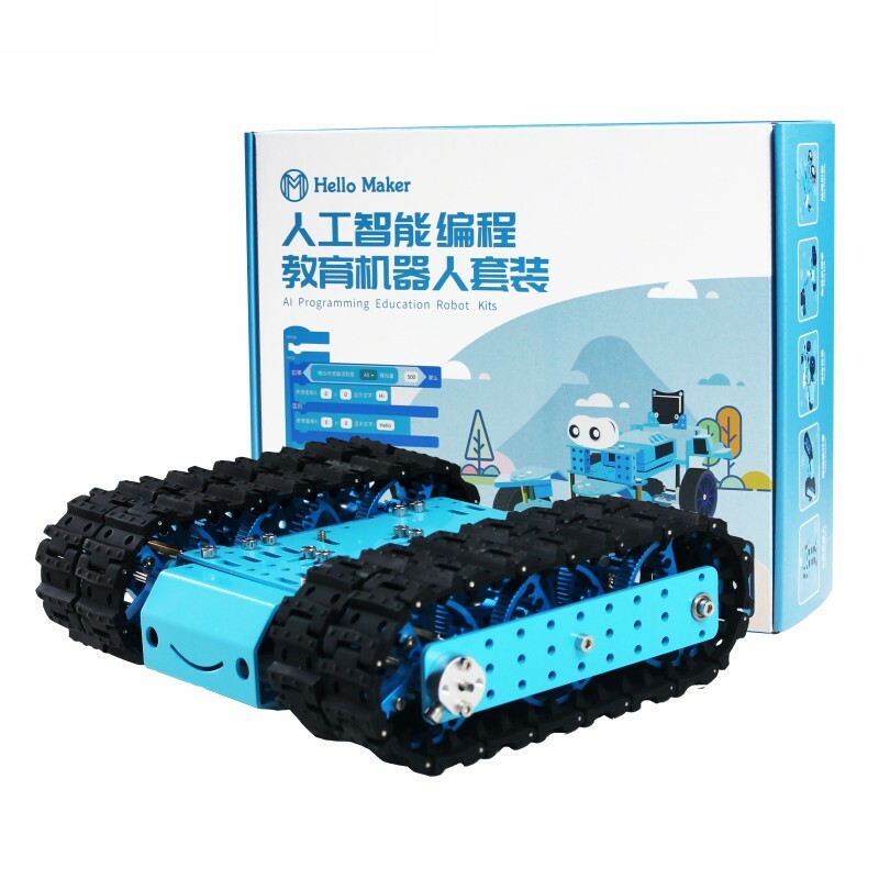 Robot Crawler Kit Swing Arm RC Tracked Crawler Programming Robot ...