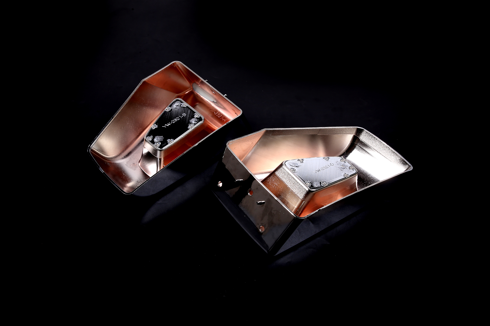 Fit For 2003-09 HUMMER H2 Front Bumper End Cap Gloss Chrome Replace ...