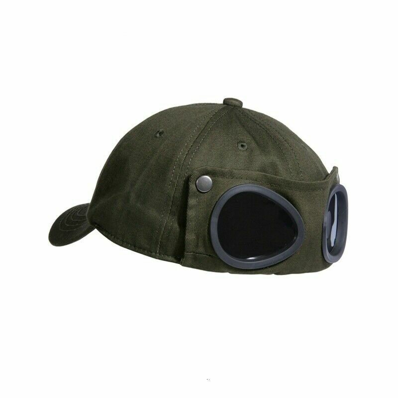 Men Women Aviator Pilot Baseball Cap Hat Cotton Black Army Green ...