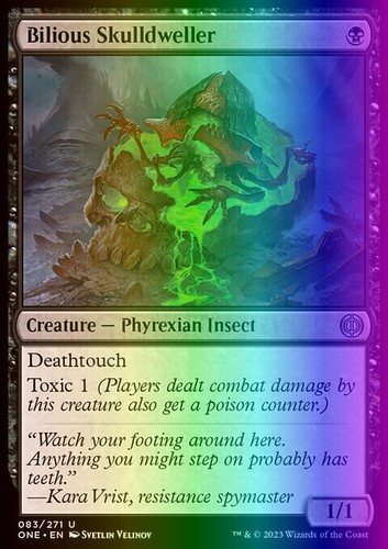 MTG Bilious Skulldweller (83/530) Phyrexia All Will Be One NM FOIL | eBay