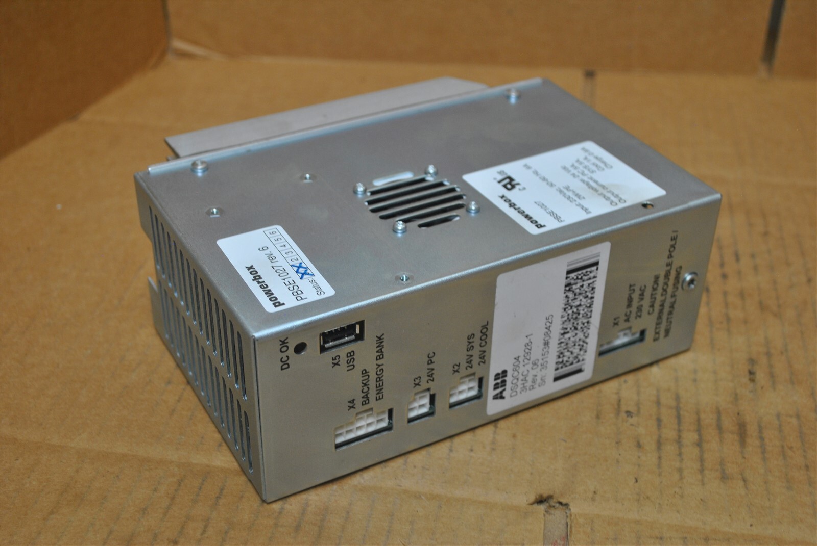 ABB Robotics Powerbox Power Supply 3HAC 12928-1 Rev. 06 DSQC604 | eBay