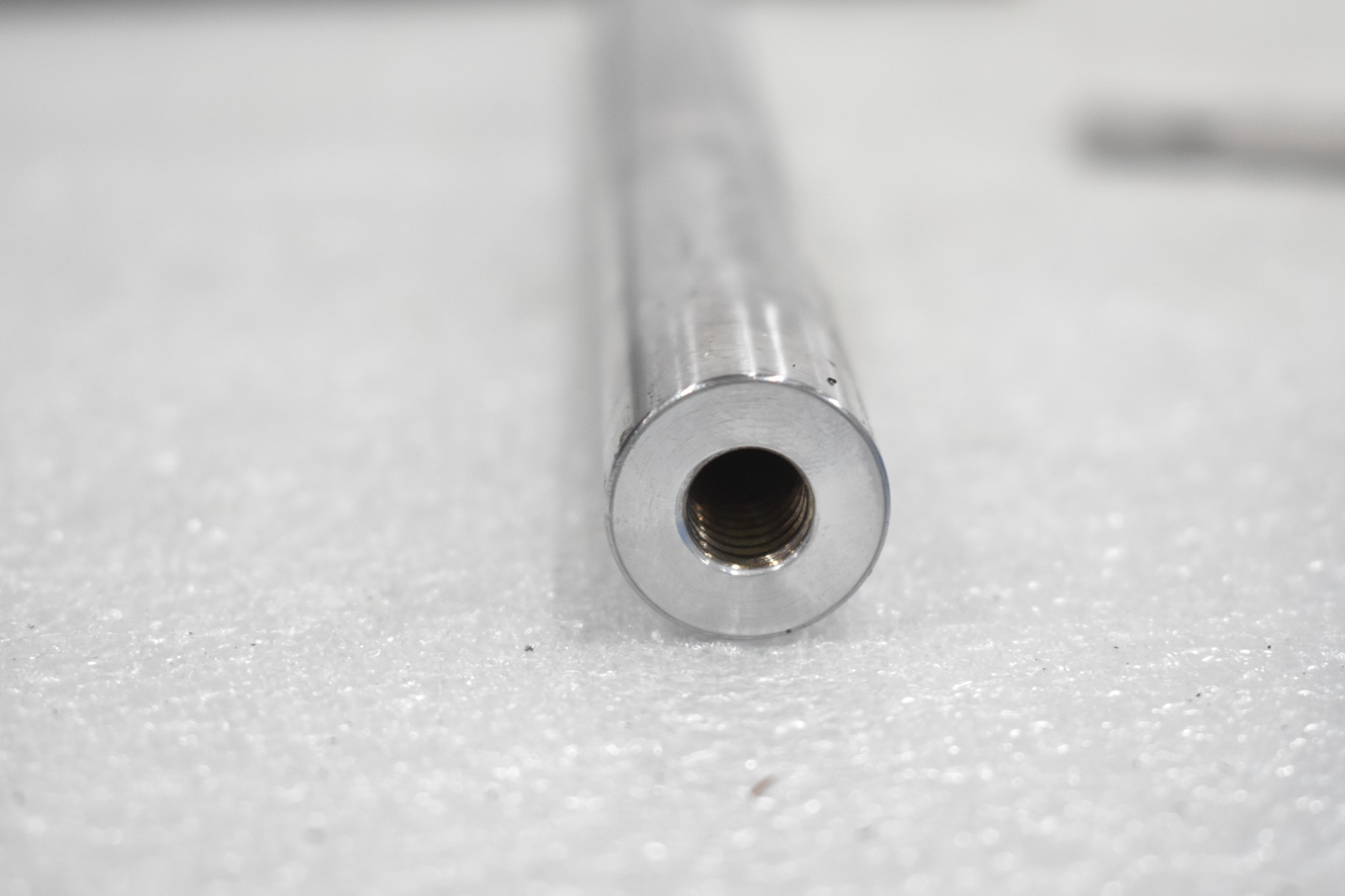 DOUBLE END FEMALE TAPPED STEEL ROD 5/16" THREAD, 9-3/8" OAL, 1-7/8" TAP ...