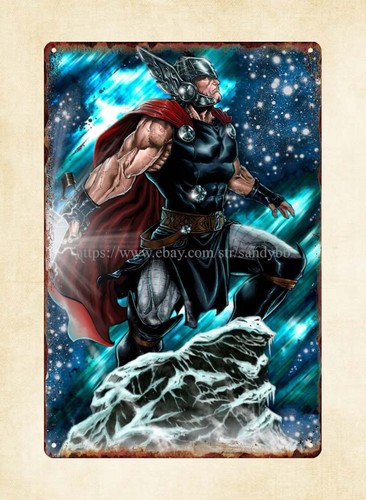 wall decor home tavern comics metal tin sign | eBay