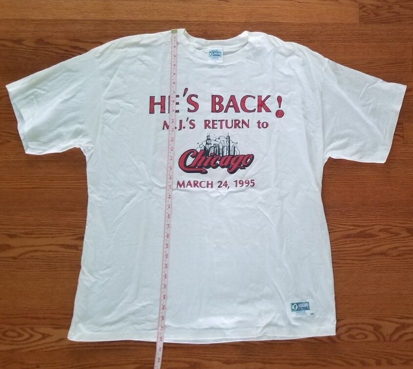 DS 3XL 1995 Michael JORDAN #45 Hes Back Return To Chicago March 24 1995 ...