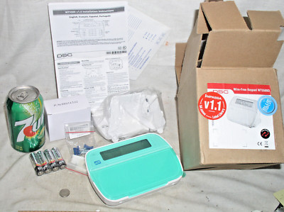 NEW DSC WT5500D 2-WAY WIRELESS WIRE FREE KEYPAD 2x16 BLUE DISPLAY 64 ...