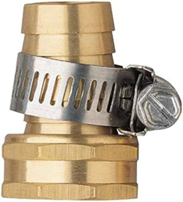 2 Pack 1/2 Inch Brass Female Thread Hose Repair Mender Hose Connectors ...