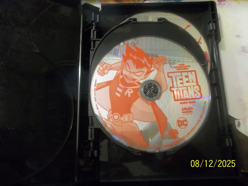 TEEN TITANS~THE COMPLETE SERIES~2009 VG/C 7 DISC DVD SET~ANIMATED DC ...