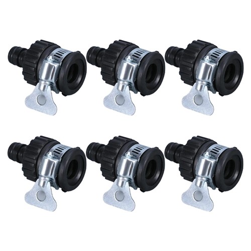 6-Pack Universal Adapter, Plastic Hose Connector, Connect Fitting ...