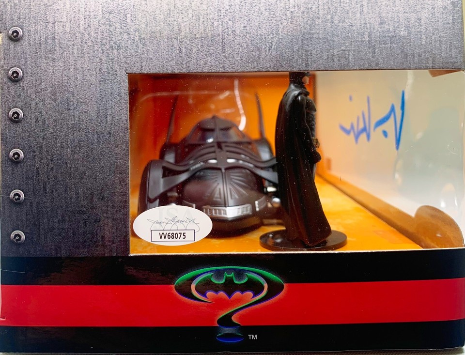 Val Kilmer autographed signed die-cast Batmobile Batman Forever JSA COA ...