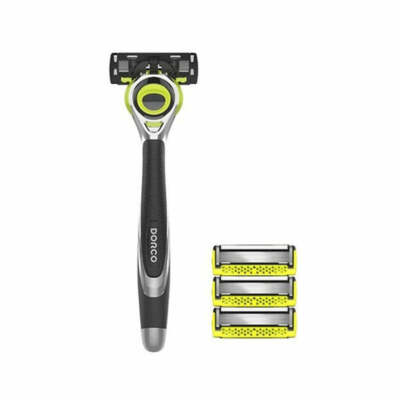 Dorco Pace4 3D Motion Shaving Razor 1 Handle + 3 Cartridges Set - FREE ...