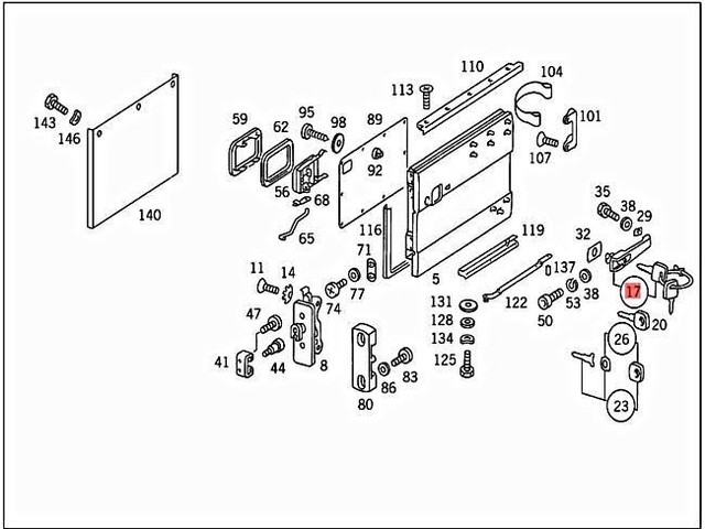 Genuine MERCEDES Door Handle 6707600159 for sale online | eBay
