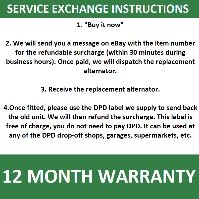 SMART FOURTWO FORFOUR 0.9 1.0 ALTERNATOR 4539064100 A4539064100 | eBay