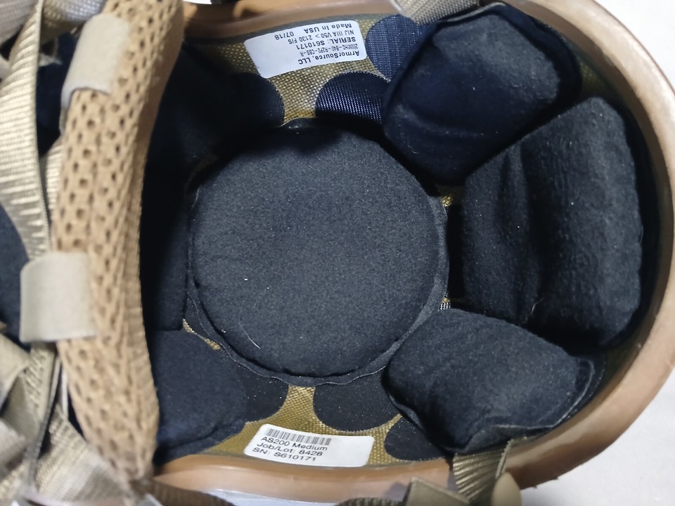 Genuine ArmorSource AS200 High Cut Ballistic Helmet IIIA - Medium | eBay