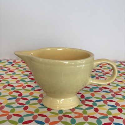 Fiestaware Yellow Individual Creamer Fiesta Retired Pale Yellow Creamer ...