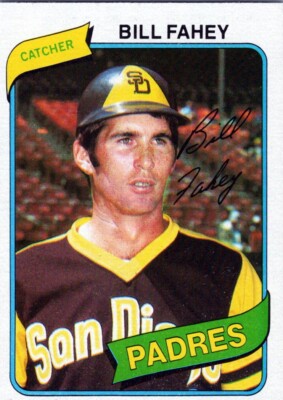 1980 Topps #44 Bill Fahey San Diego Padres NM | eBay