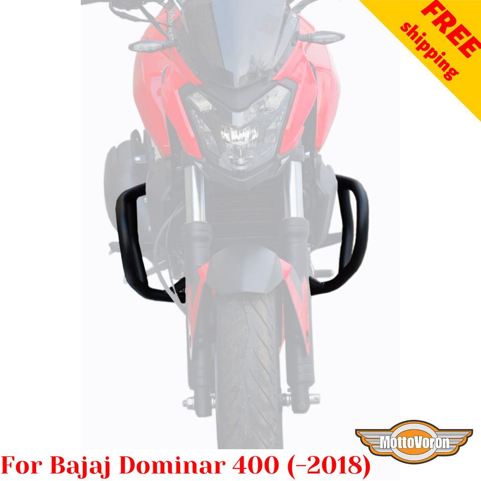 For Bajaj Dominar 400 Engine guard Crash bars (2016-2018), Free ...