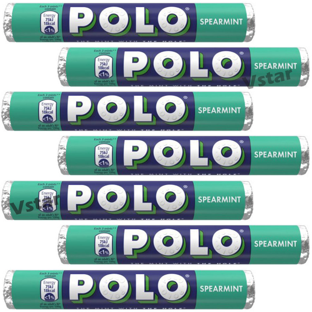 Polo Sugar Free, Original, Spearmint, Fruit & Mixed Flavours Tubes 34g ...