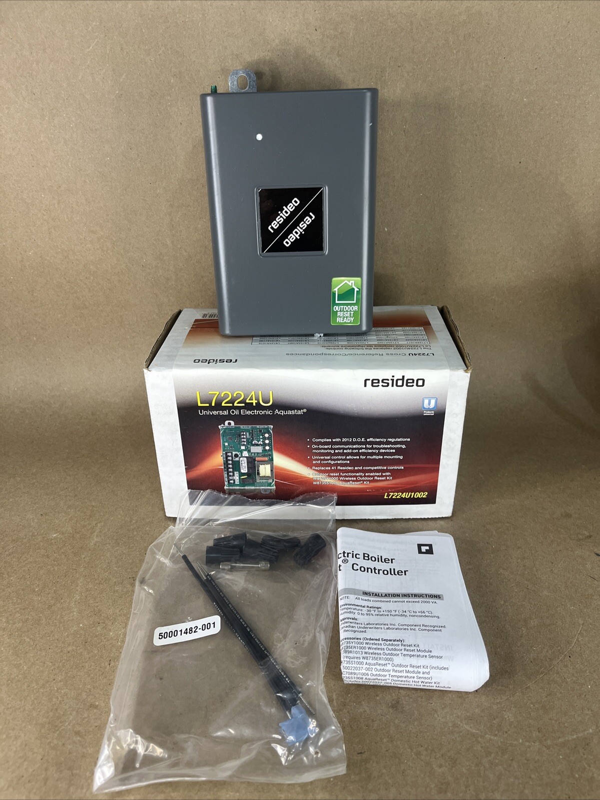 Brand New Resideo Honeywell # L7224U1002 Oil Electronic Aquastat L7224U ...