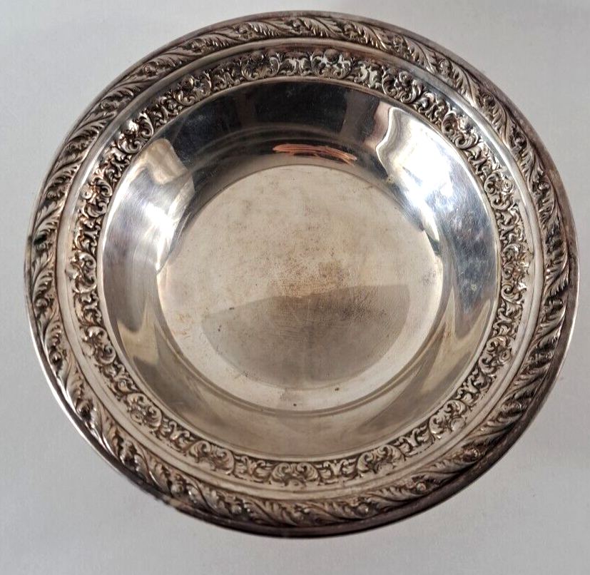 Vintage Wallace Silver Plated Waste Bowl For Tea Service 4231 Art ...