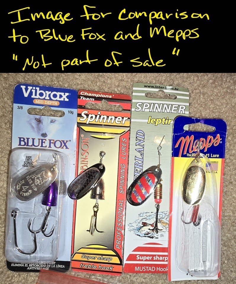 [4] Leptir Spinners #5. "Compare To" Mepps And Blue Fox | eBay