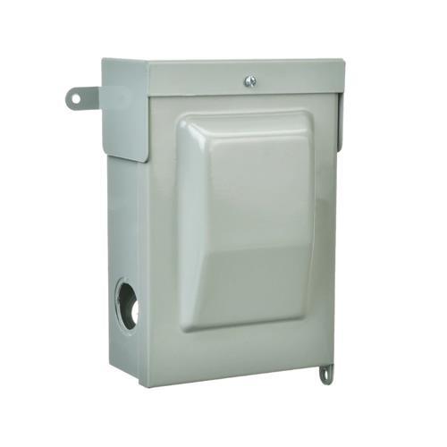 30 Amp Electrical Pull-Out Fusible Fused Disconnect Box AC HVAC, Case ...