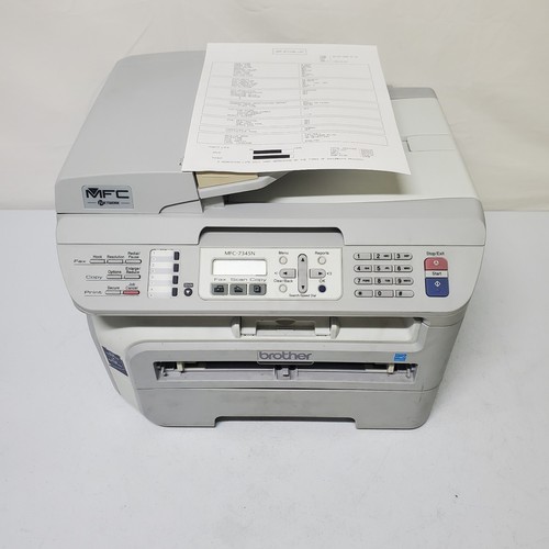 Brother MFC-7345N Monochrome Laser Printer All-In-One W/ Toner Network ...