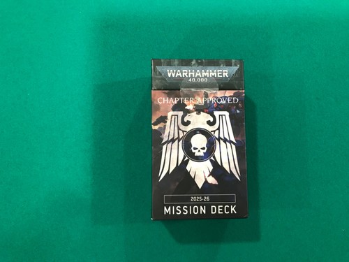 Warhammer 40K Chapter Approved Mission Deck 2025-26 New Games Workshop ...