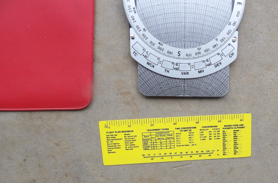 Vintage 70s E6-B9 APR Aero Products Flight Computer w/case. | eBay