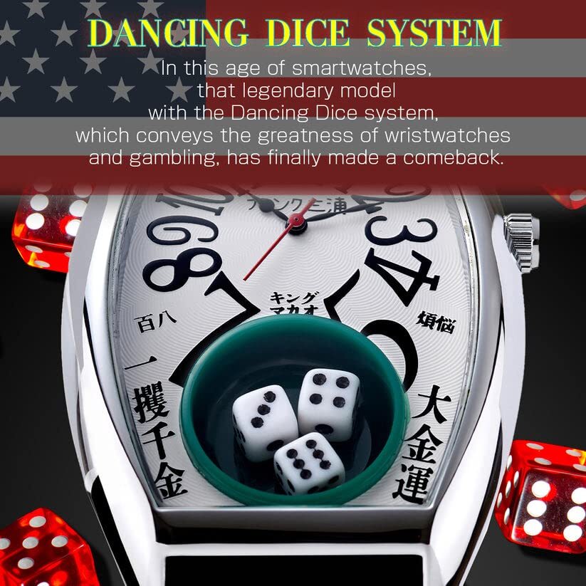 Frank Miura Macau Gambling Watch Casino Limited Edition Black Silver ...