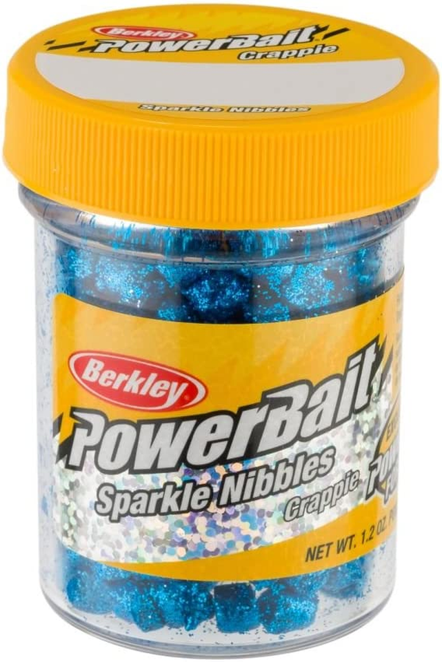 Powerbait Chroma-Glow Crappie Nibbles, Glow/Chartreuse, Fishing Dough ...
